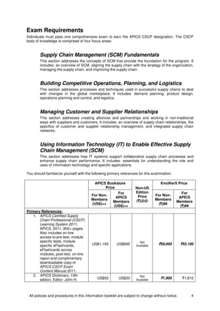 Cscp apics | PDF | Business Utilities | Business