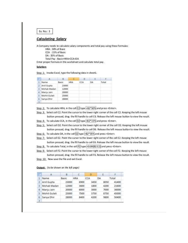 Csc practicals | DOCX | Email | Internet