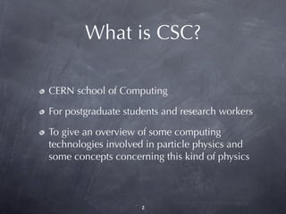 Csc presentation | PPT