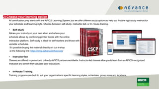 Cscp road map | PPTX