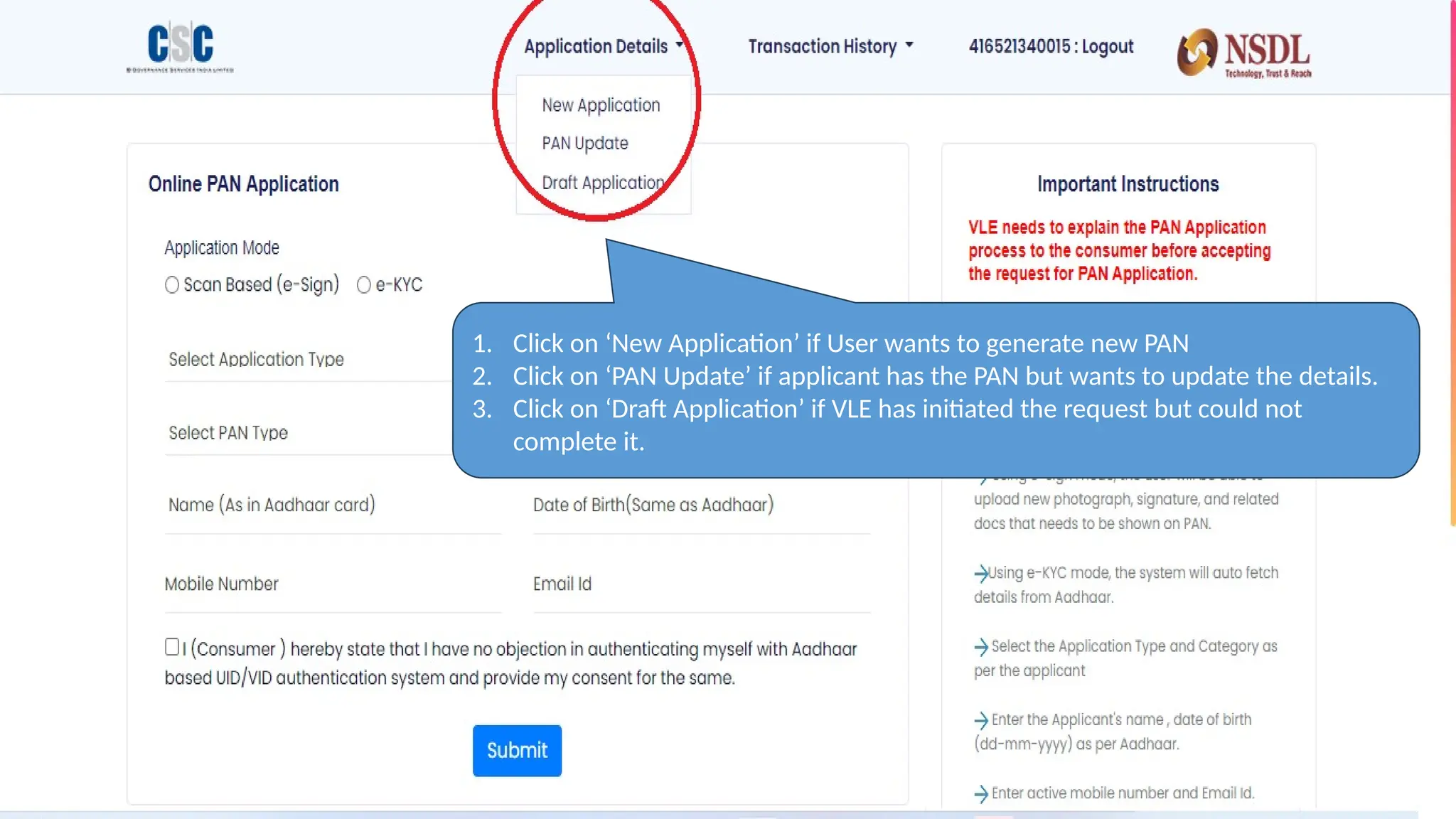 CSC_Protean (NSDL) PAN VLE Registration (1).pptx