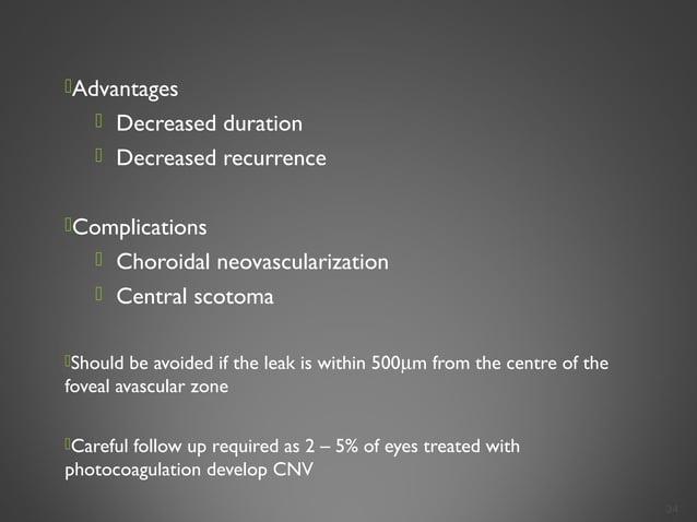CENTRAL SEROUS CHORIO RETINOPATHY | PPT
