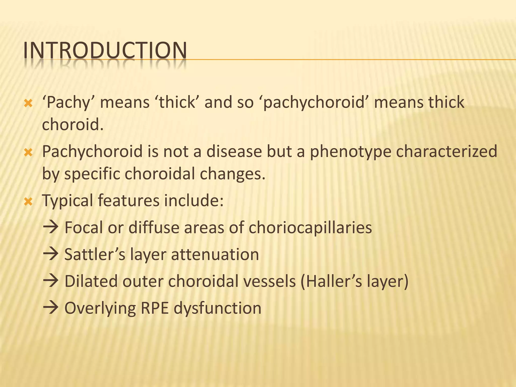 Central serous chorioretinopathy | PPTX