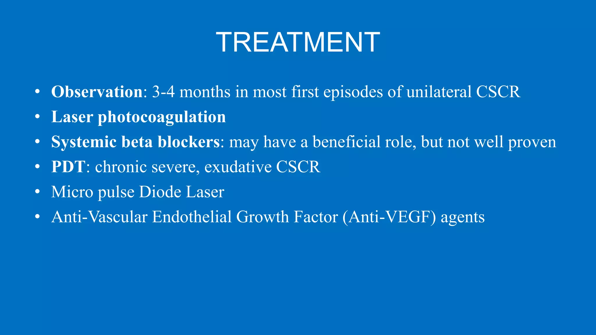 CENTRAL SEROUS RETINOPATHY-AJAY DUDANI | PPTX