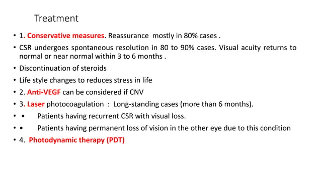 Cscr ( central serous chorioretinopathy ) | PPTX | Eye and Vision ...