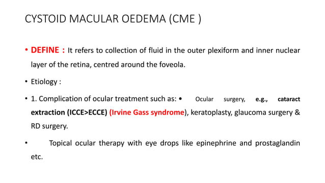 Cscr ( central serous chorioretinopathy ) | PPTX | Eye and Vision ...