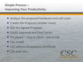 CSC Reseller Presentation | PPT