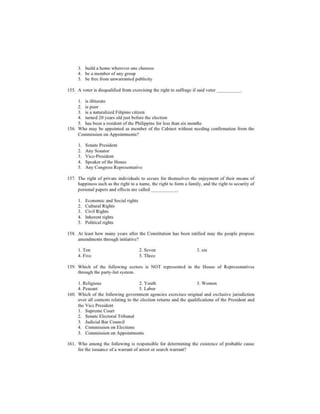 Csc reviewer | DOCX