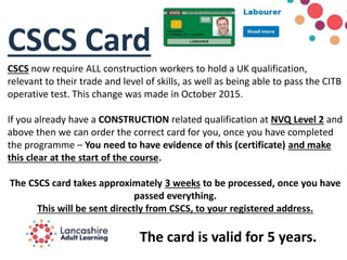 Health & Safety in Construction Programme - Induction online | PPTX