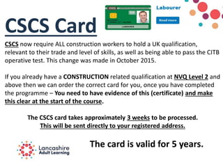 Health & Safety in Construction - Induction info Oct 2020 | PPT