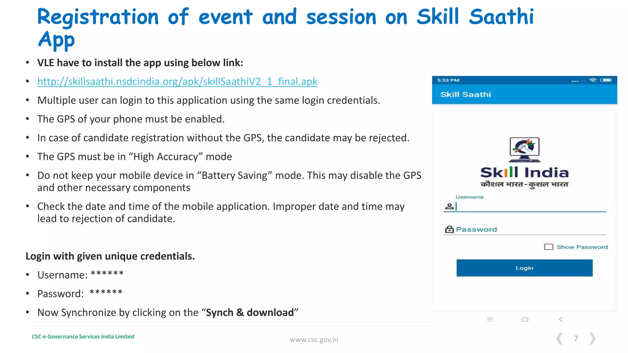 CSC Skill Saathi implementation 05 Feb 19.pptx | Resume Writing and Advice | Job Search