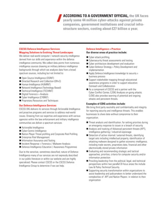 CSCSS / DEFENCE INTELLIGENCE GROUP | PDF