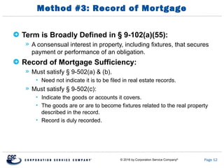 CSC The UCC & Fixtures | PPT