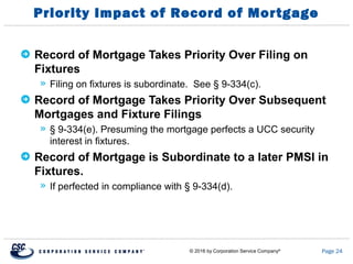 CSC The UCC & Fixtures | PPT