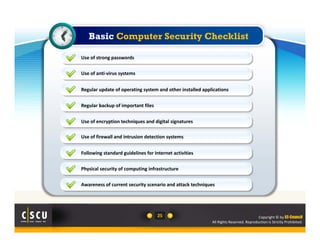 Cscu module 01 foundations of security | PDF