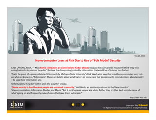 Cscu module 01 foundations of security | PDF