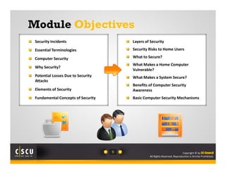 Cscu module 01 foundations of security | PDF