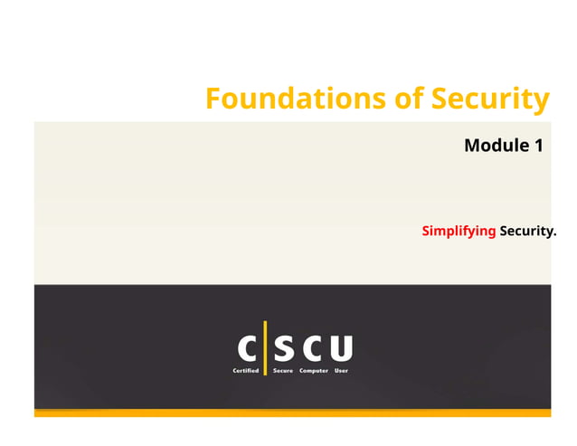 cscu module 01 Foundations of Security.pptx