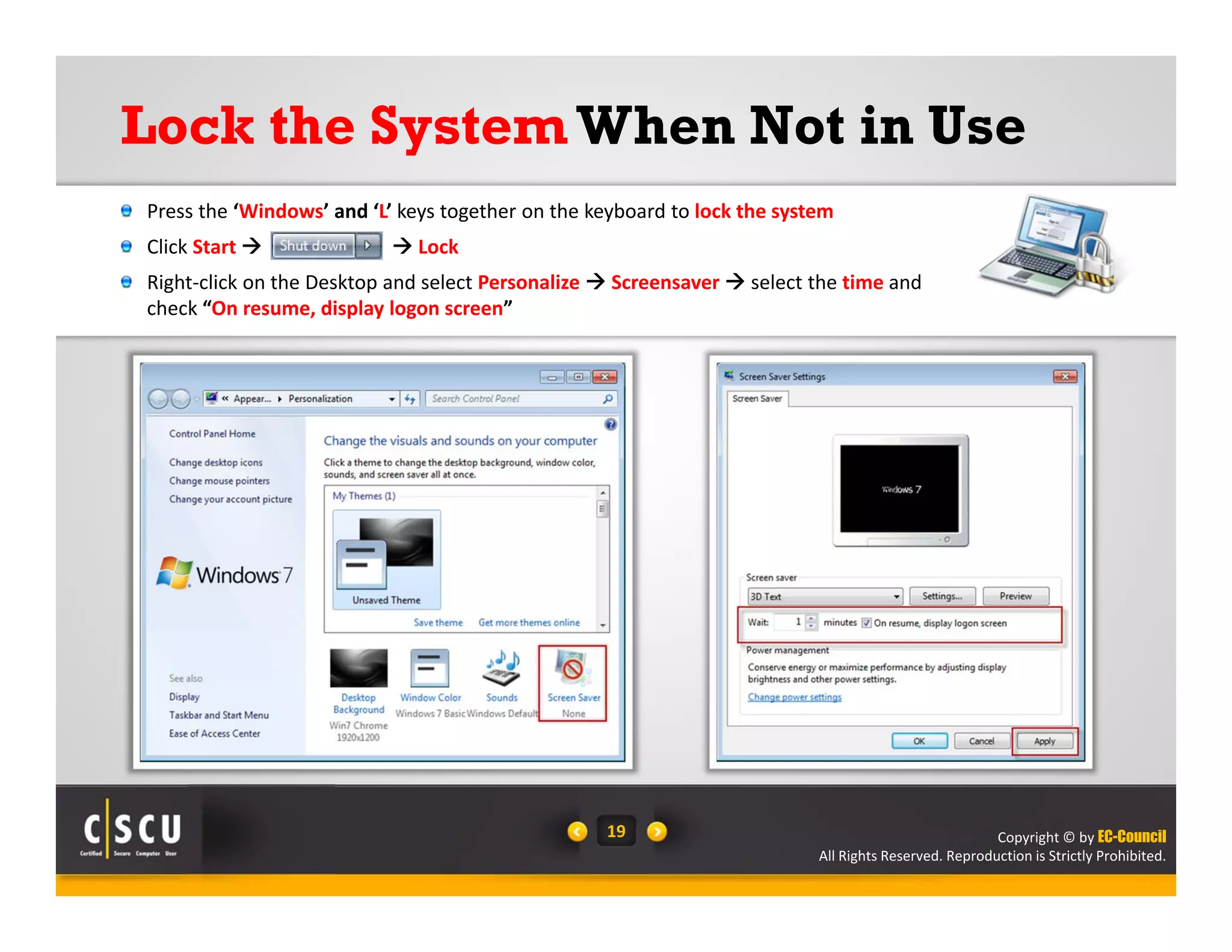 Cscu module 02 securing operating systems | PPT