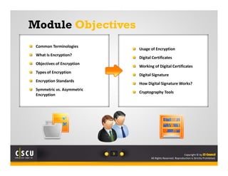 Cscu module 04 data encryption | PDF | Information and Network Security | Computing
