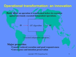 Operational Transformation in Real-Time Group Editors: Issues ...