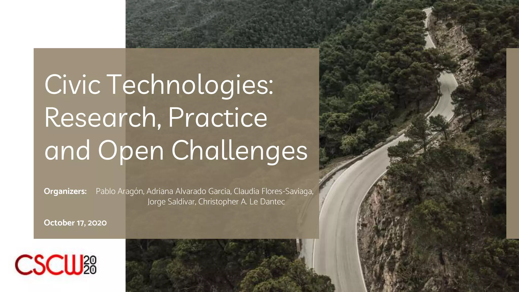 Civic Technologies: Research, Practice, and Open Challenges | PPTX