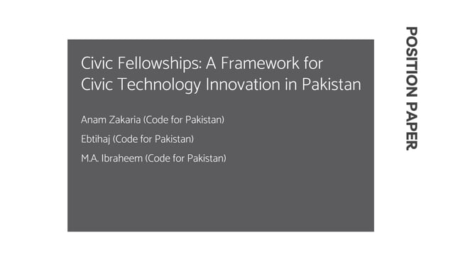 Civic Technologies: Research, Practice, and Open Challenges | PPT