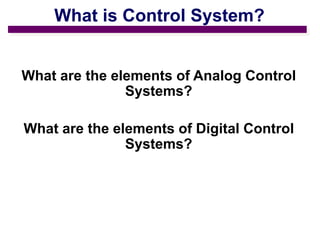 CSD-01 - Introduction to Control System Design.ppt