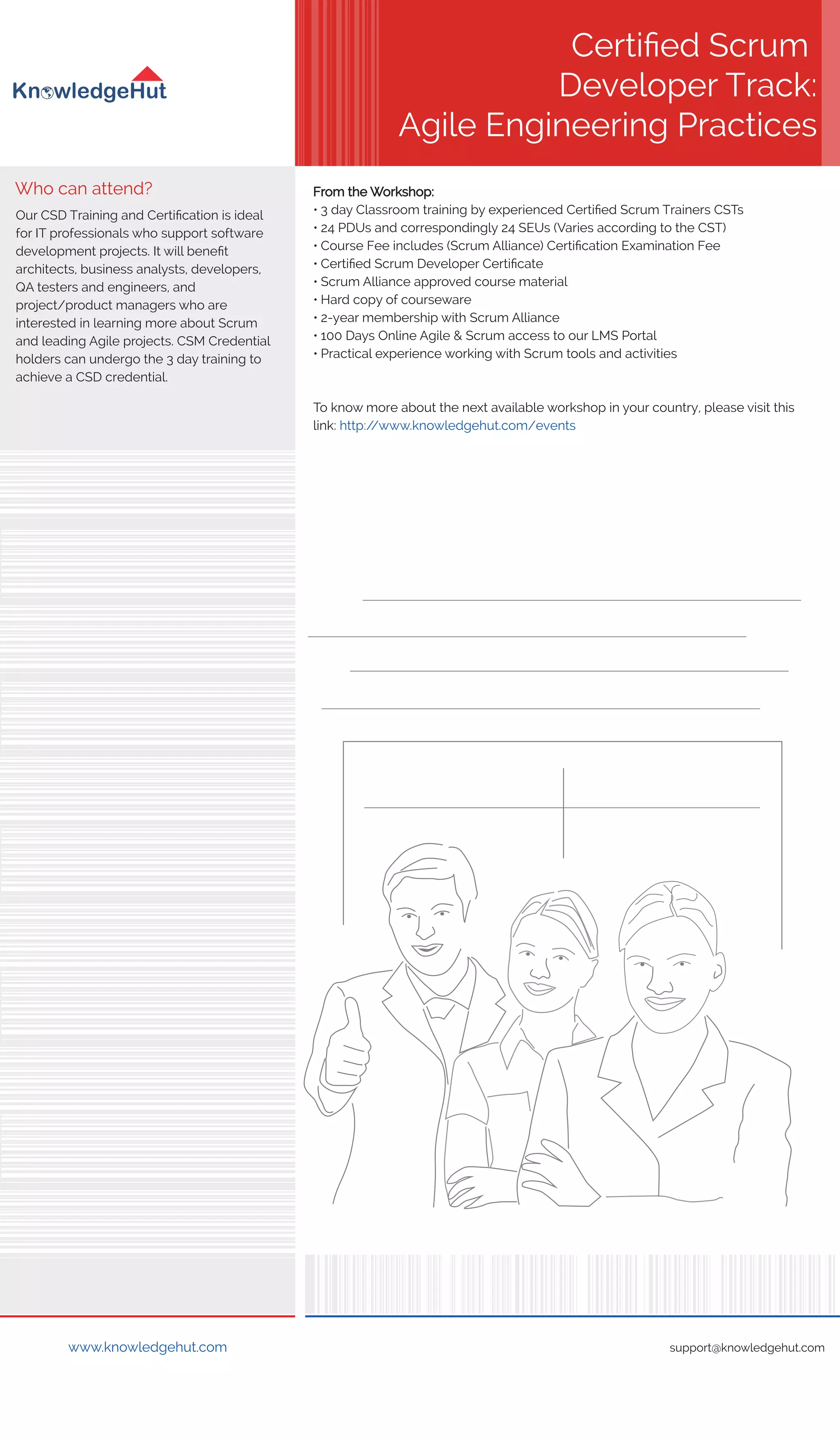 Certified Scrum Developer brochure | PDF