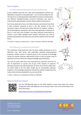 CSD-Materials - engineer new materials | PDF