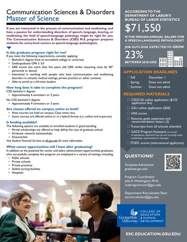 Graduate Program Sample Fliers | PDF