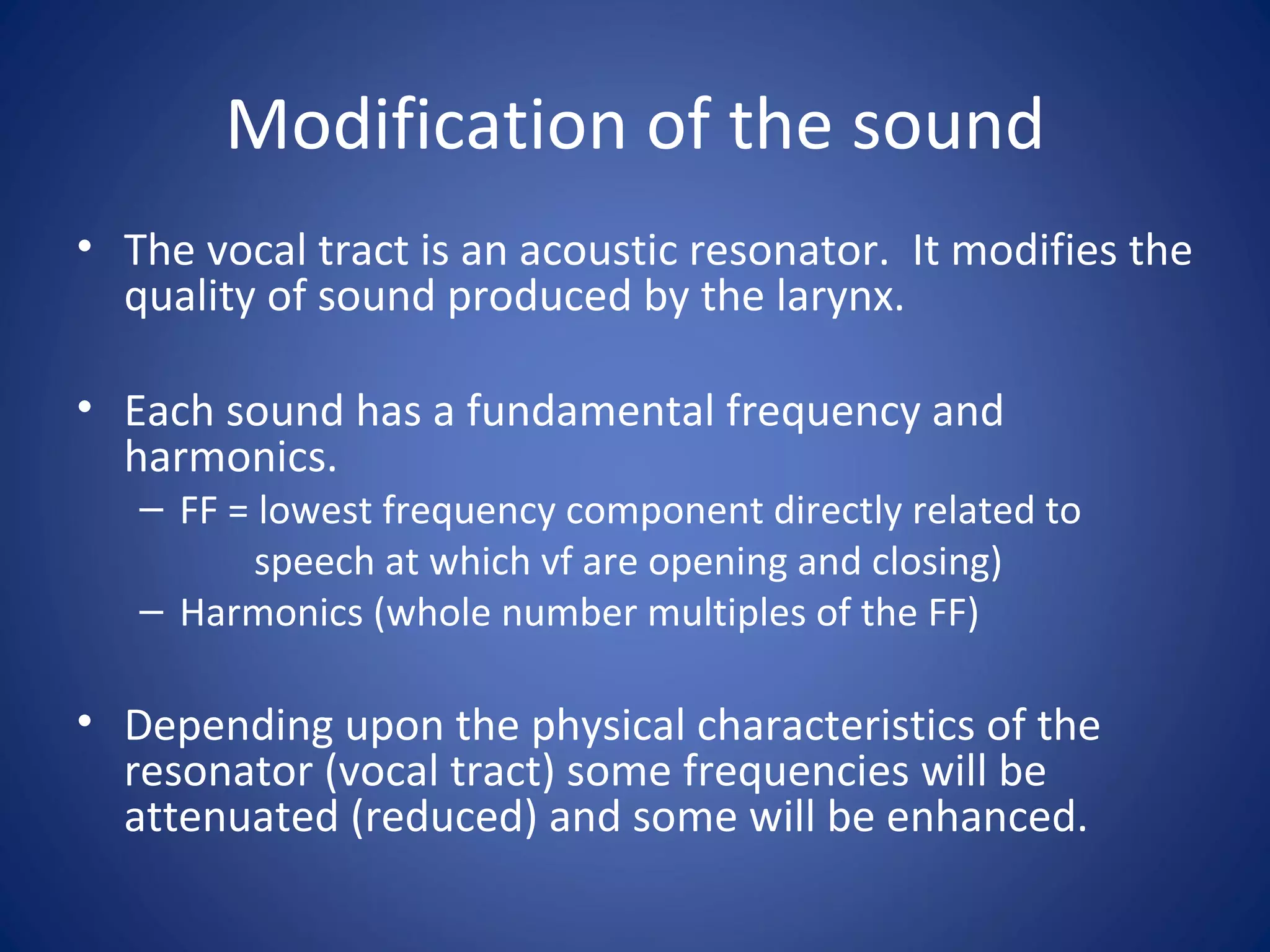 Csd 210 anatomy & physiology of the speech mechanism ii | PPT
