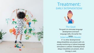Early Intervention for children speech therapy | PPTX