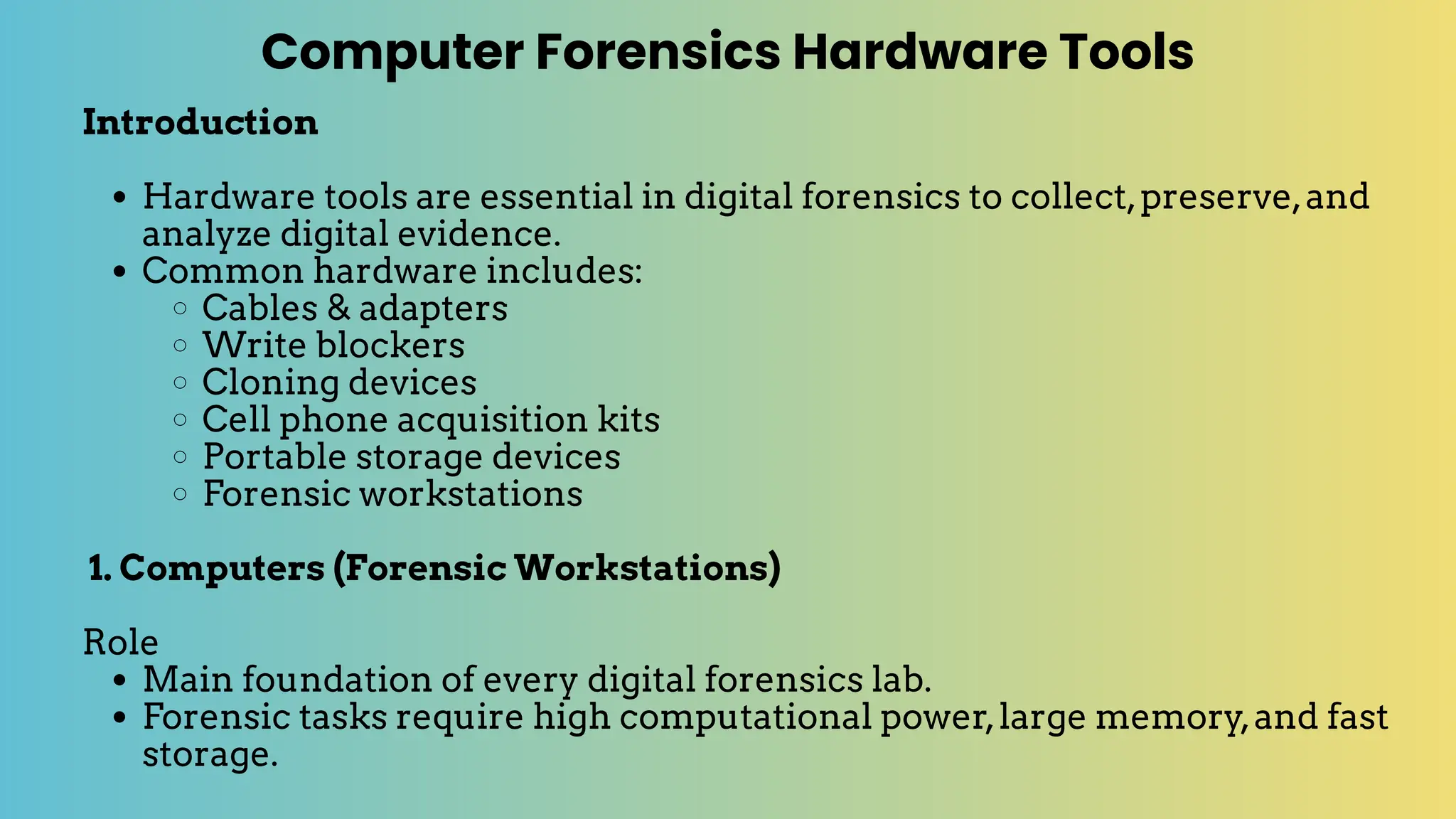csdf unit 6 current computer forensics tools.pdf