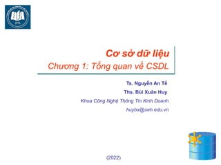 CSDL.Ch1.Tong quan ve CSDL.ppt