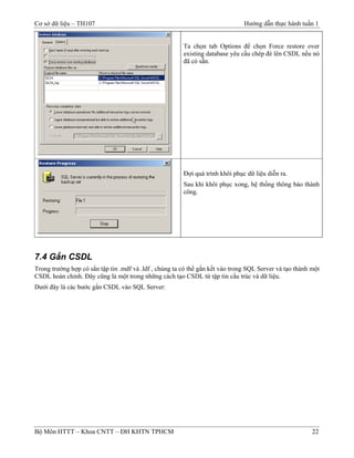 Csdl tlth-huong dan su dung sql server 2000 | PDF