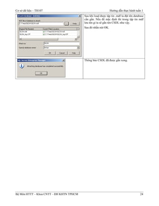 Csdl tlth-huong dan su dung sql server 2000 | PDF