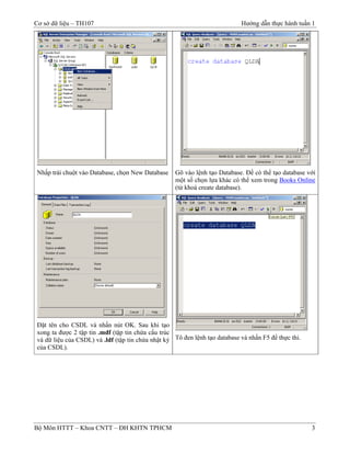Csdl tlth-huong dan su dung sql server 2000 | PDF
