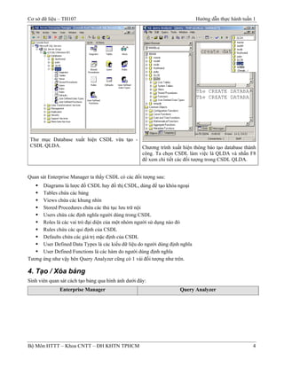 Csdl tlth-huong dan su dung sql server 2000 | PDF