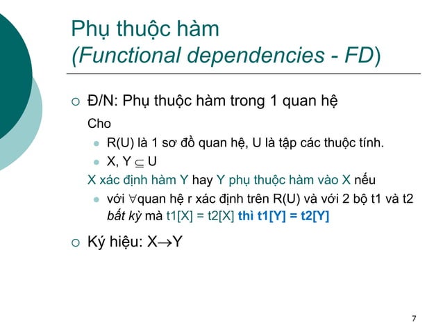 Designing databases - THiết kế CSDL Slide | PDF