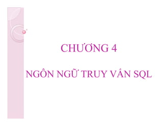 Co So du lieu chuong 4 truong Dai Hoc hcm | PPT