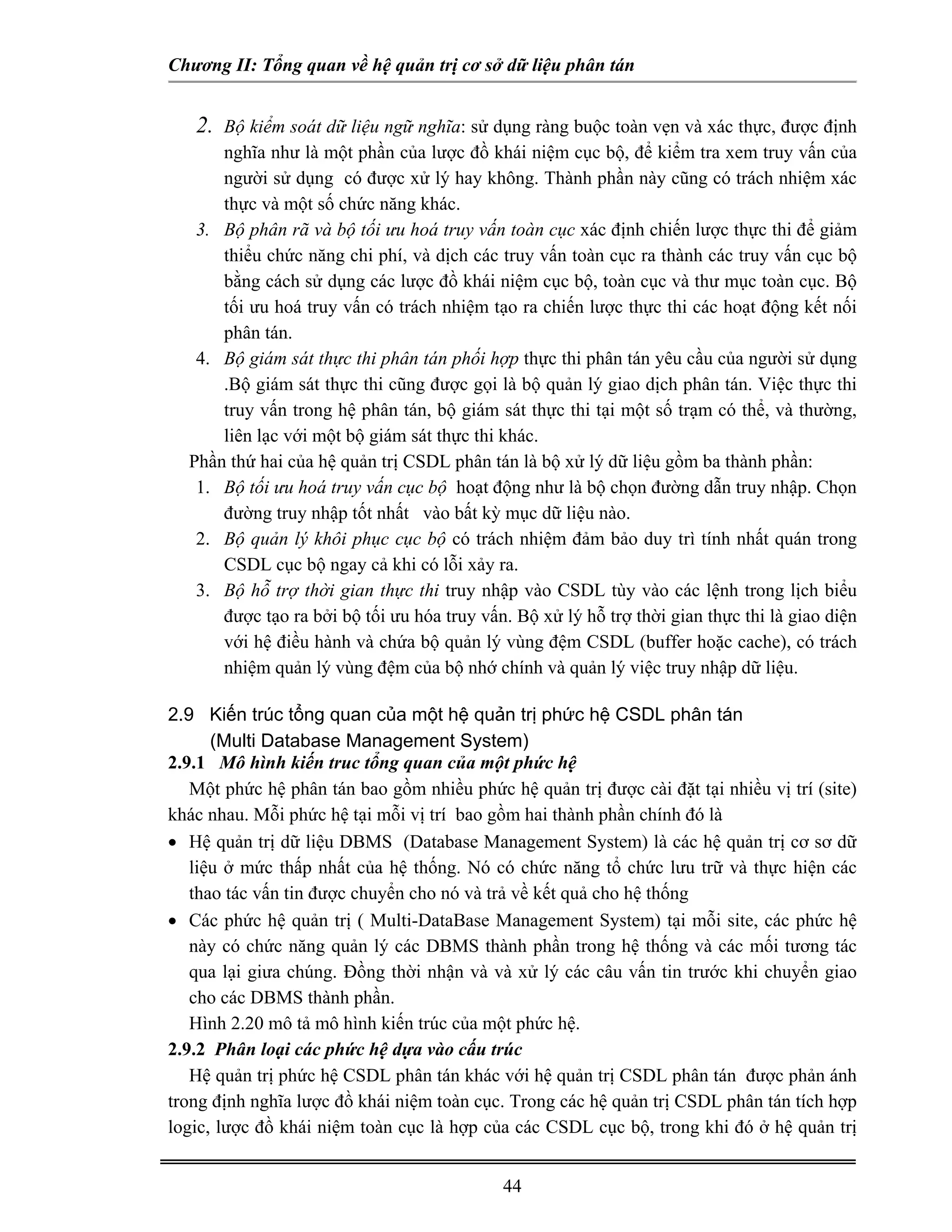 Cơ sở dữ liệu phân tán - phạm thế quế | PDF