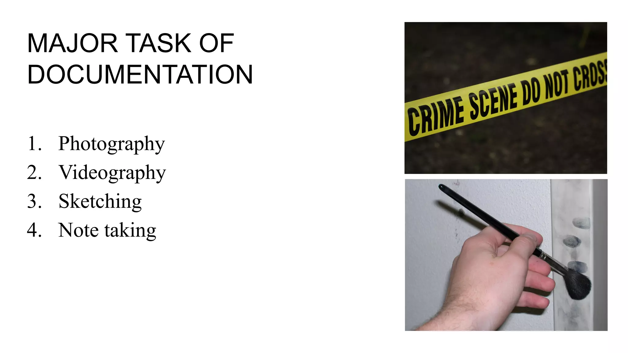 Crime Scene DOCUMENTATION | PDF