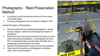 Crime Scene DOCUMENTATION | PDF