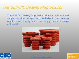 CSD Sealing Systems - Fireproof, Gastight & Watertight Sealing Of Cable ...