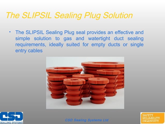 CSD Sealing Systems - Fireproof, Gastight & Watertight Sealing Of Cable ...