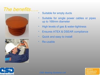 CSD Sealing Systems - Fireproof, Gastight & Watertight Sealing Of Cable ...