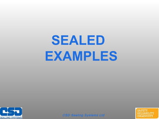 CSD Sealing Systems - Fireproof, Gastight & Watertight Sealing Of Cable ...