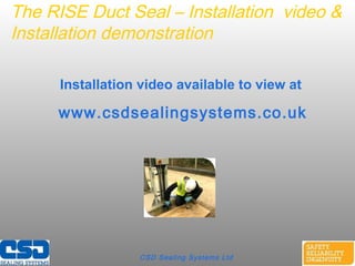 CSD Sealing Systems - Fireproof, Gastight & Watertight Sealing Of Cable ...