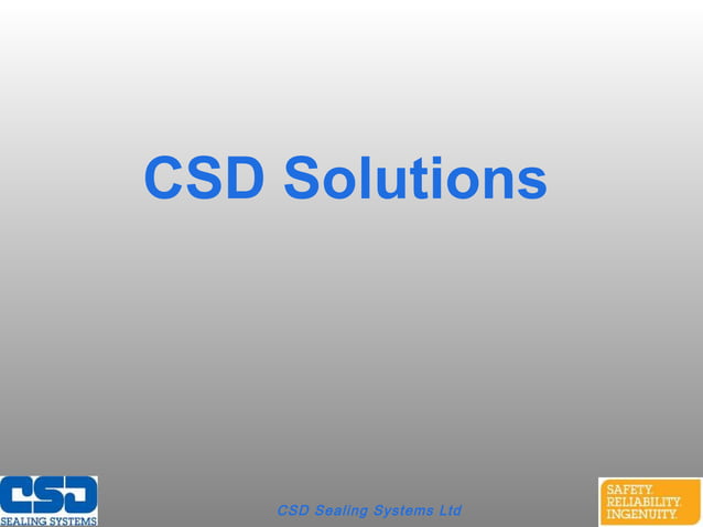 CSD Sealing Systems - Fireproof, Gastight & Watertight Sealing Of Cable ...